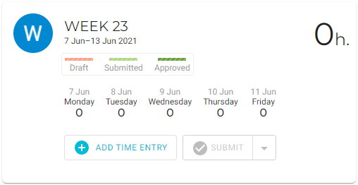 Submit a timesheet :: Documentation